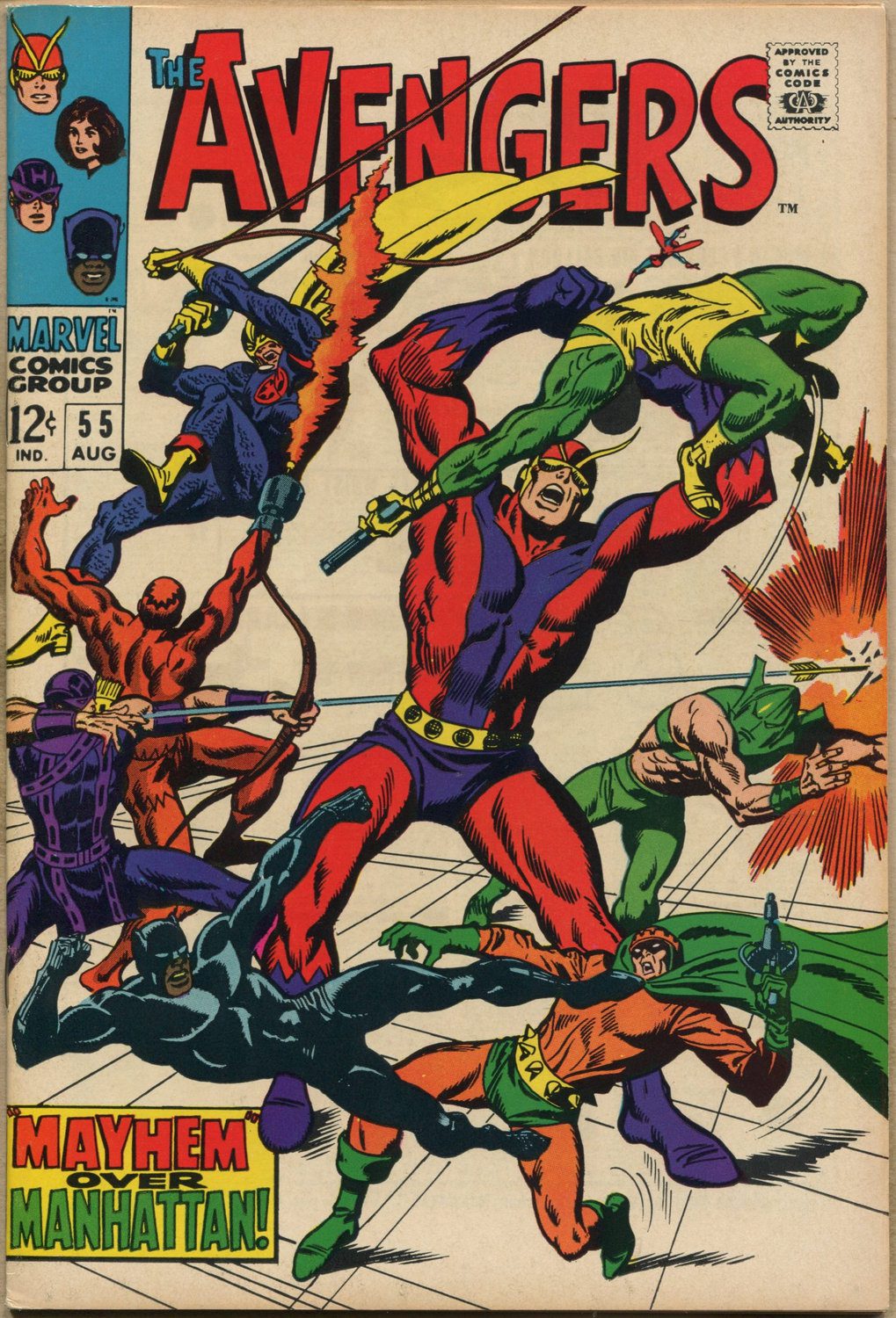 Avengers #55 - VF - 1st Full Appearance Of Ultron - Phoenix Auctions