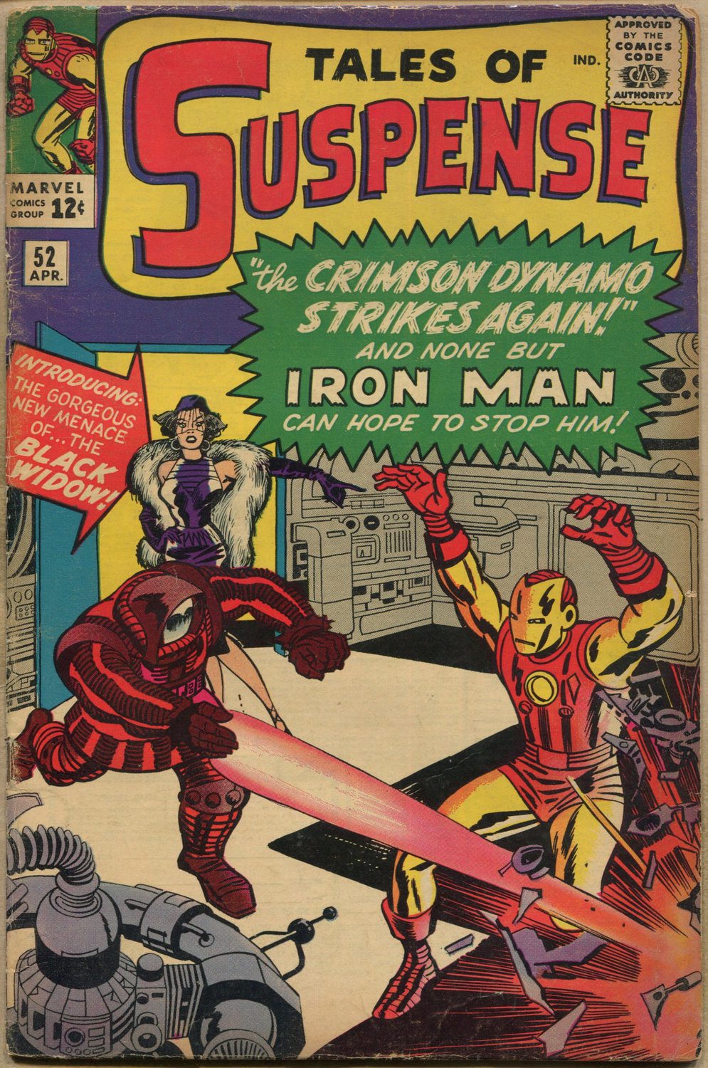 Tales Of Suspense #52 - VG - 1st Appearance Of The Black Widow ...